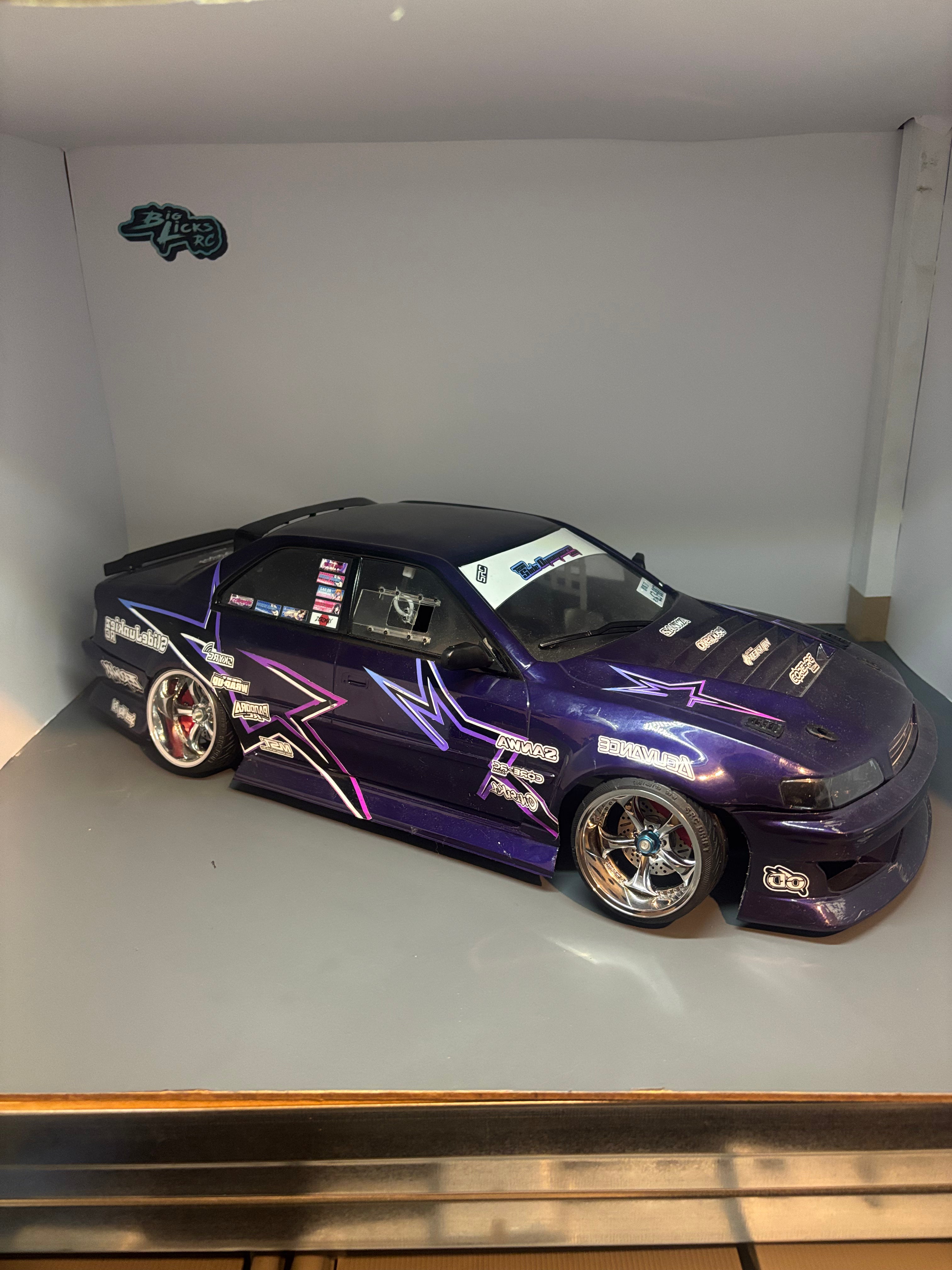 Pandora BN Sports Toyota Chaser with Livery Spoiler – Big Licks RC