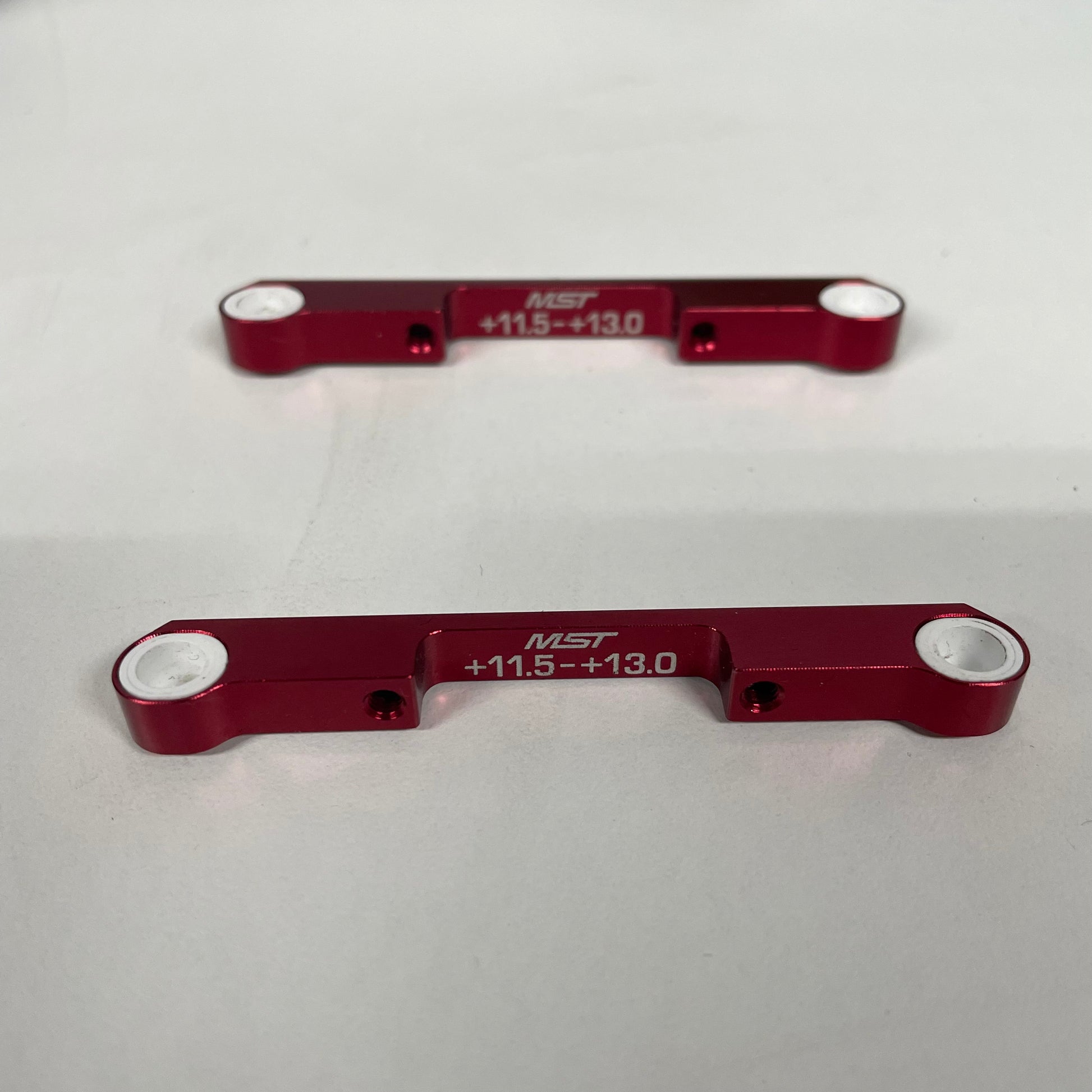 MST Red Alloy Suspension Mounts +11.5 - +13 Pair – Big Licks RC